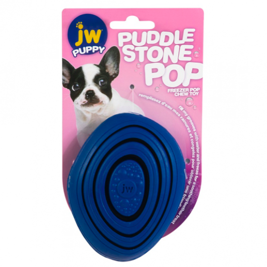 JW Puddle Stone pop - et sjovt aktiveringslegetøj til hunde